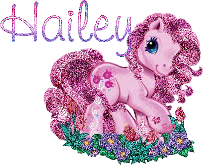 Hailey (in Glitter Text)